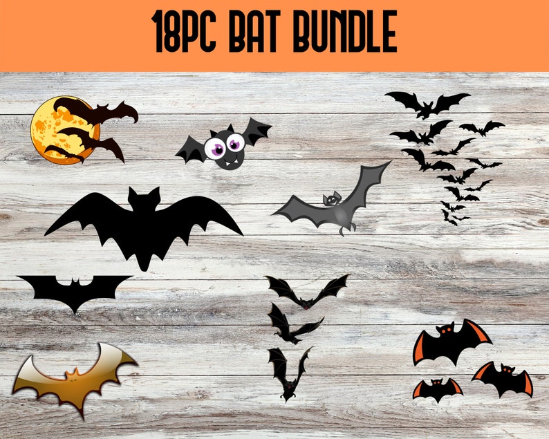 BAT CLIPART BUNDLE Bat Png Cute Bats Cute Bat Halloween - Etsy