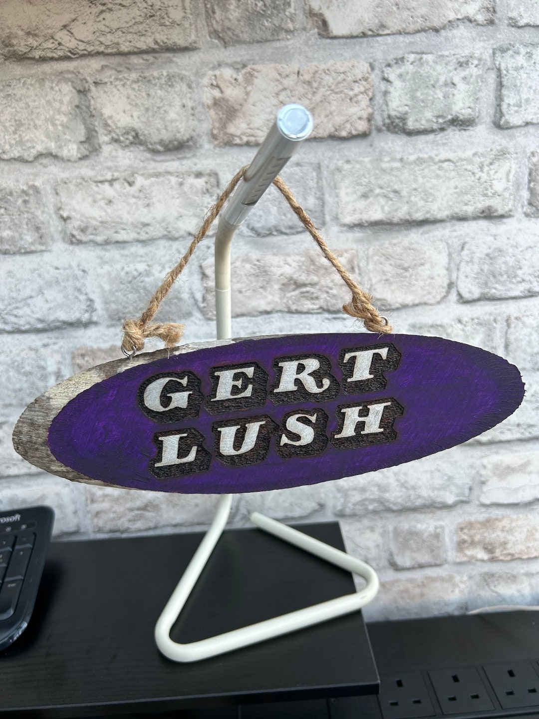 Quirky Bristol gert Lush Sign Wall Hanging - Etsy