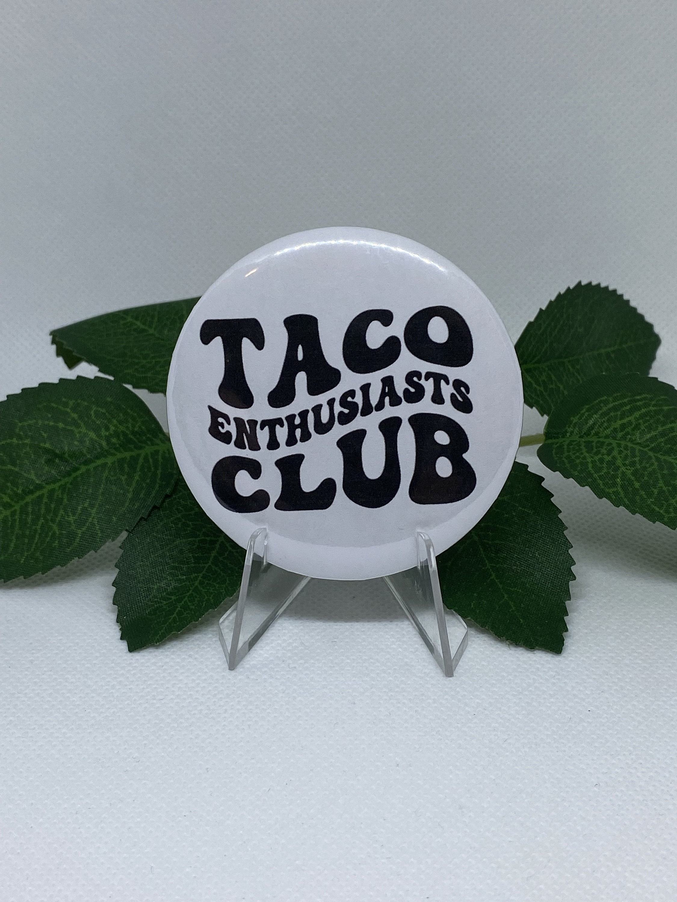 Taco Pin Back Button Badges, Purse Button, Backpack Button, Hat Button ...