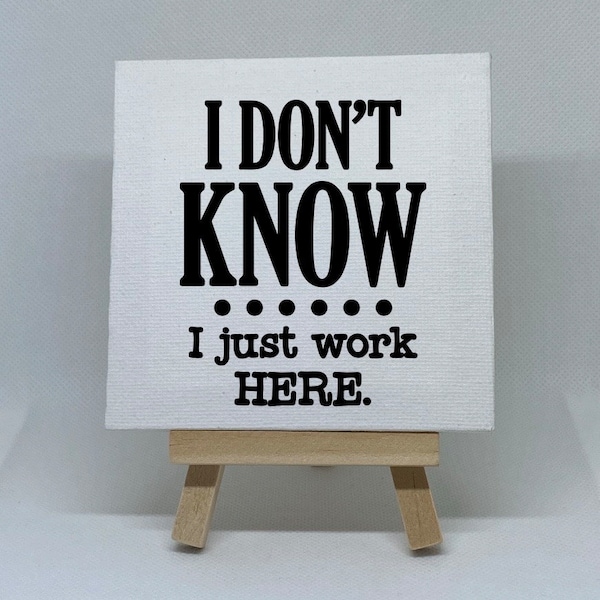 Funny Desk Sign - Etsy