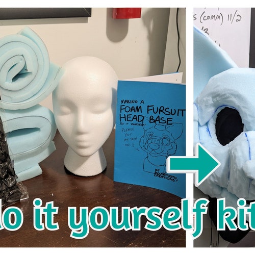 Wolf Fursuit Head Base Pattern With Instructions - Etsy