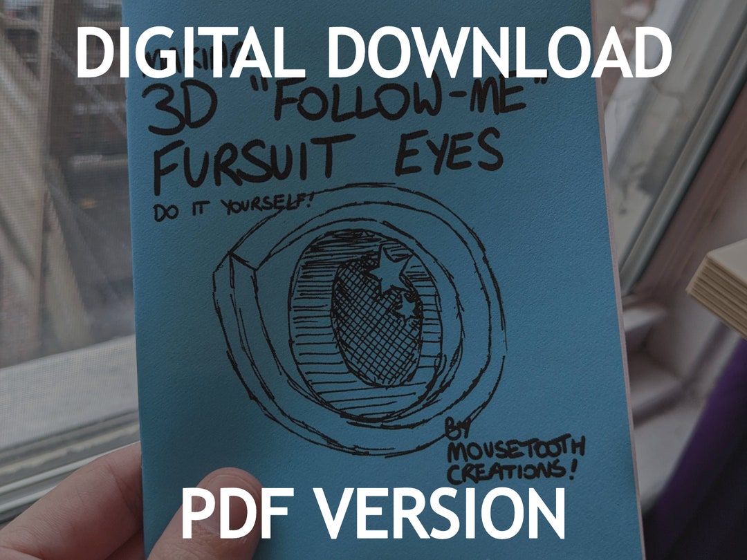 Diy Fursuit Eyes Tutorial [pdf Download] Etsy