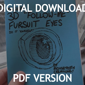 DIY Fursuit Eyes Tutorial [PDF Download] - Etsy
