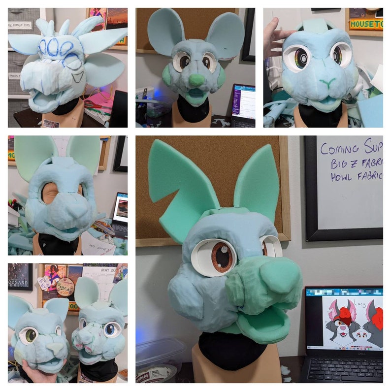 Custom Foam Fursuit Head Base Any Species - Etsy
