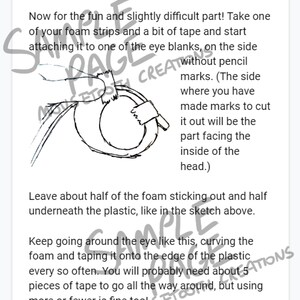 DIY Fursuit Eyes Tutorial [PDF Download] - Etsy