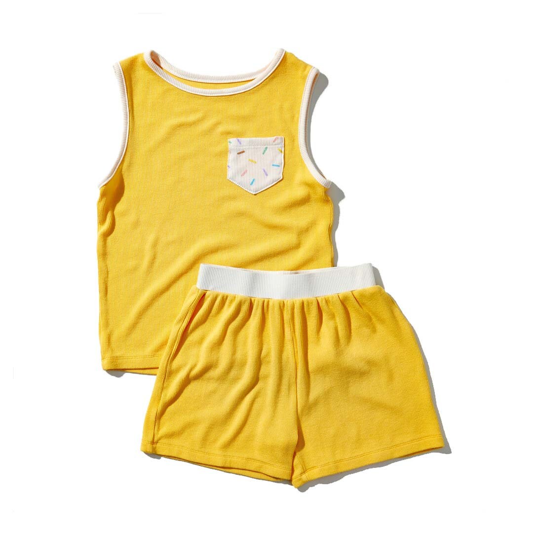 Sprinkle Ribbed Tank Top & Shorts Set - Etsy
