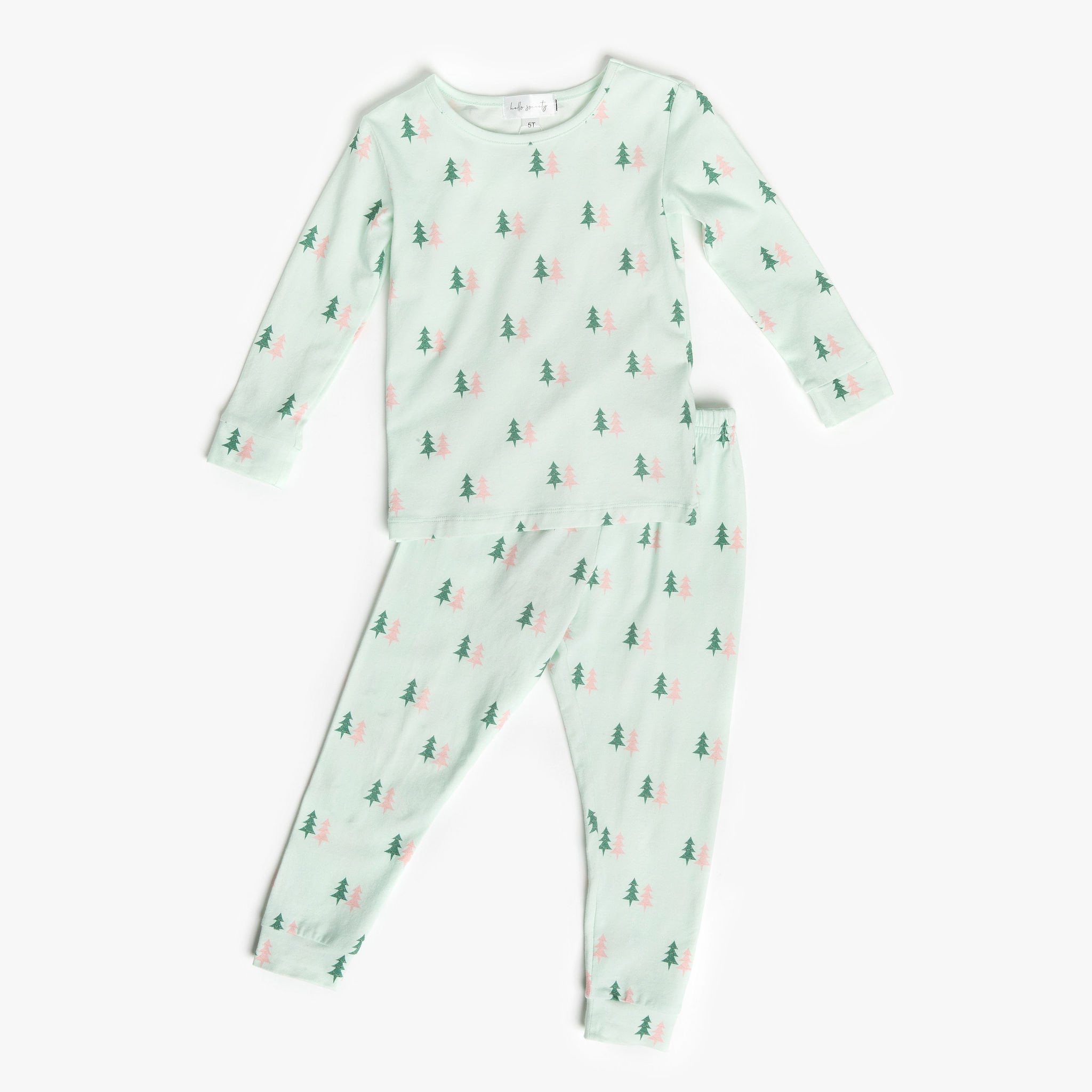 Festive Trees Two-piece Pajama Set for Kids - Etsy