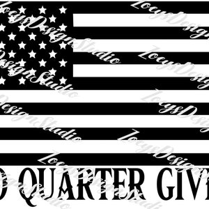 Black Flag No Quarter Given SVG/DXF - Etsy