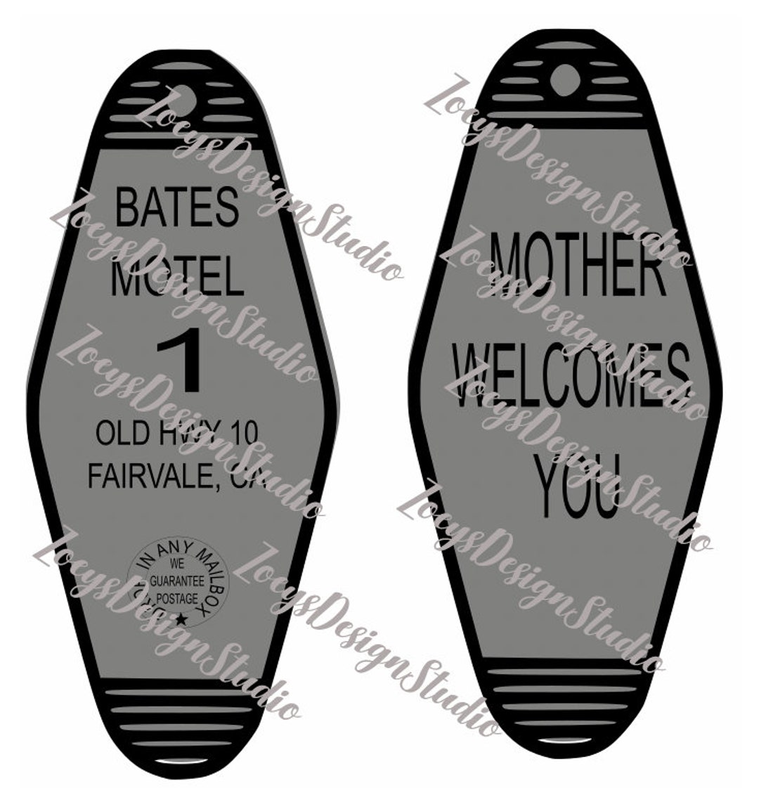 Bates Motel Key SVG Psycho Movie Cricut File Silhouette File ...