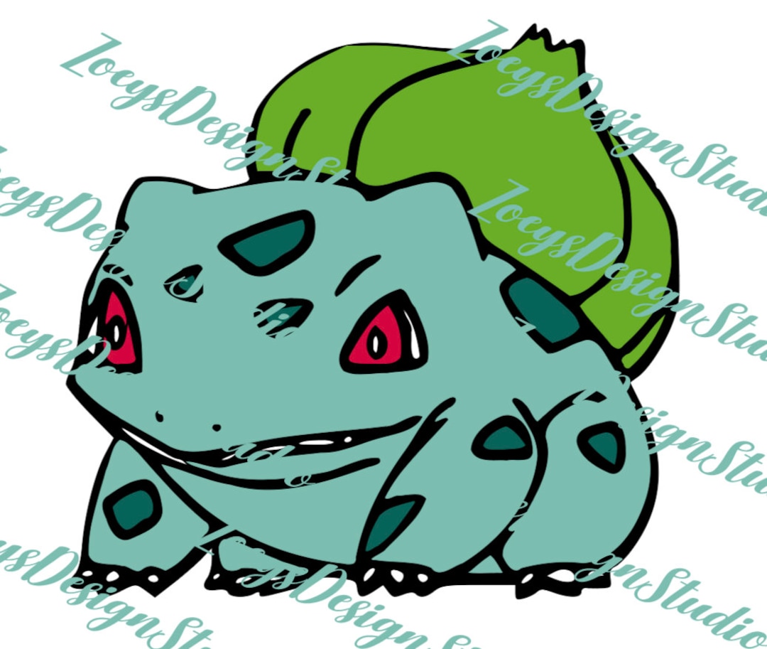 Bulbasaur Pokemon SVG/DXF/PNG - Etsy