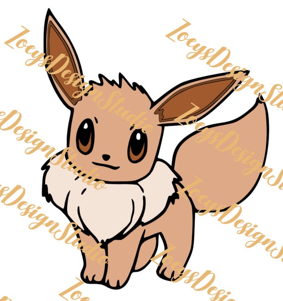 Eevee SVG/DXF/PNG for Cricut/silhouette - Etsy