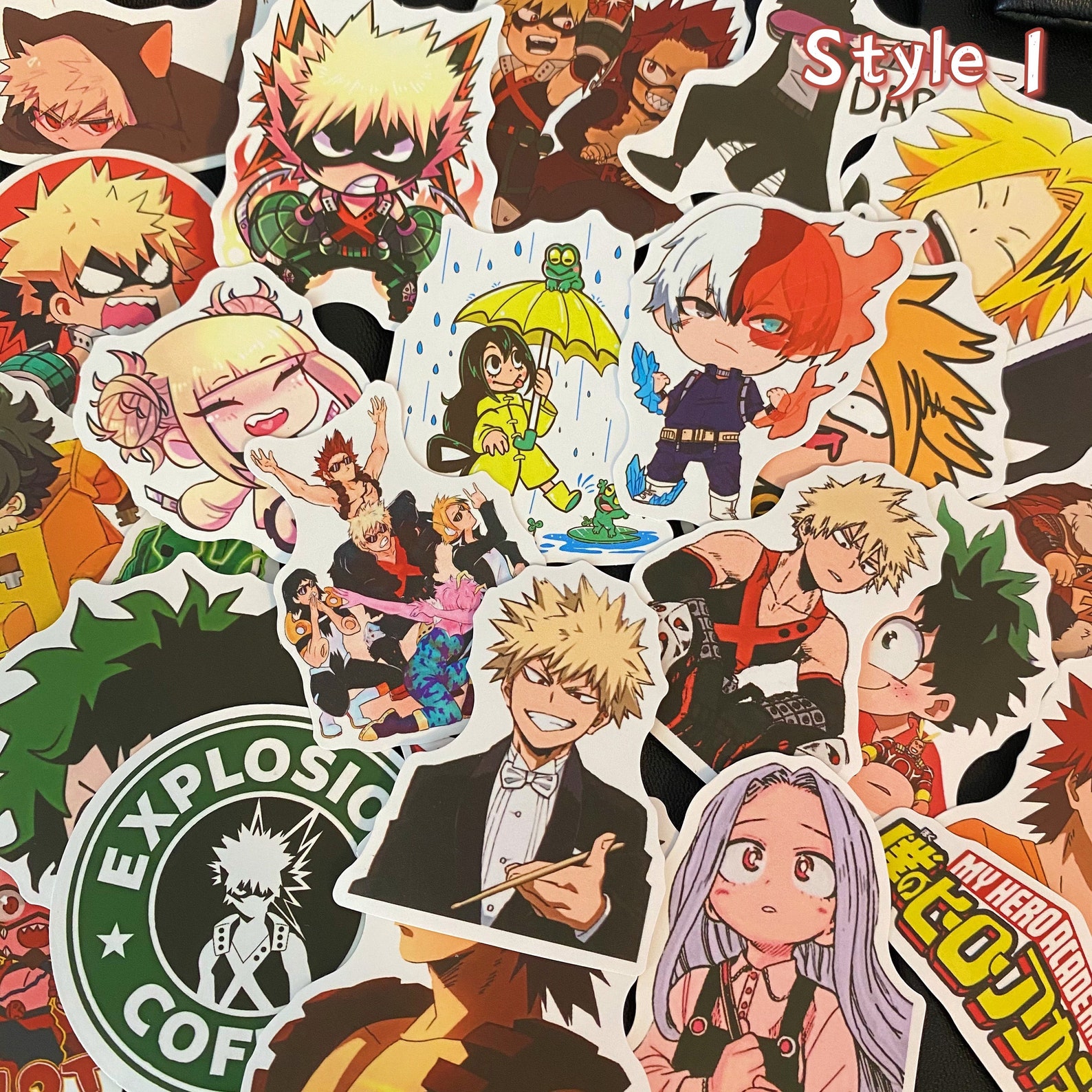 MHA STICKERS 100 assorted my hero academia stickers my hero | Etsy