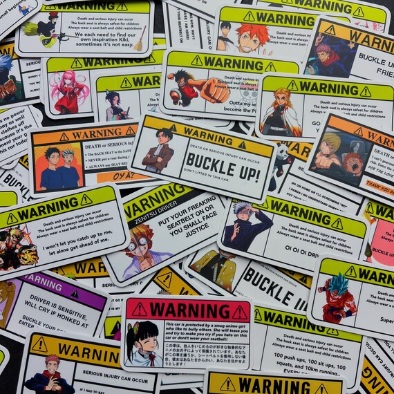 Stickers Paper & Party Supplies Paper 100 assorted anime stickers Anime ...