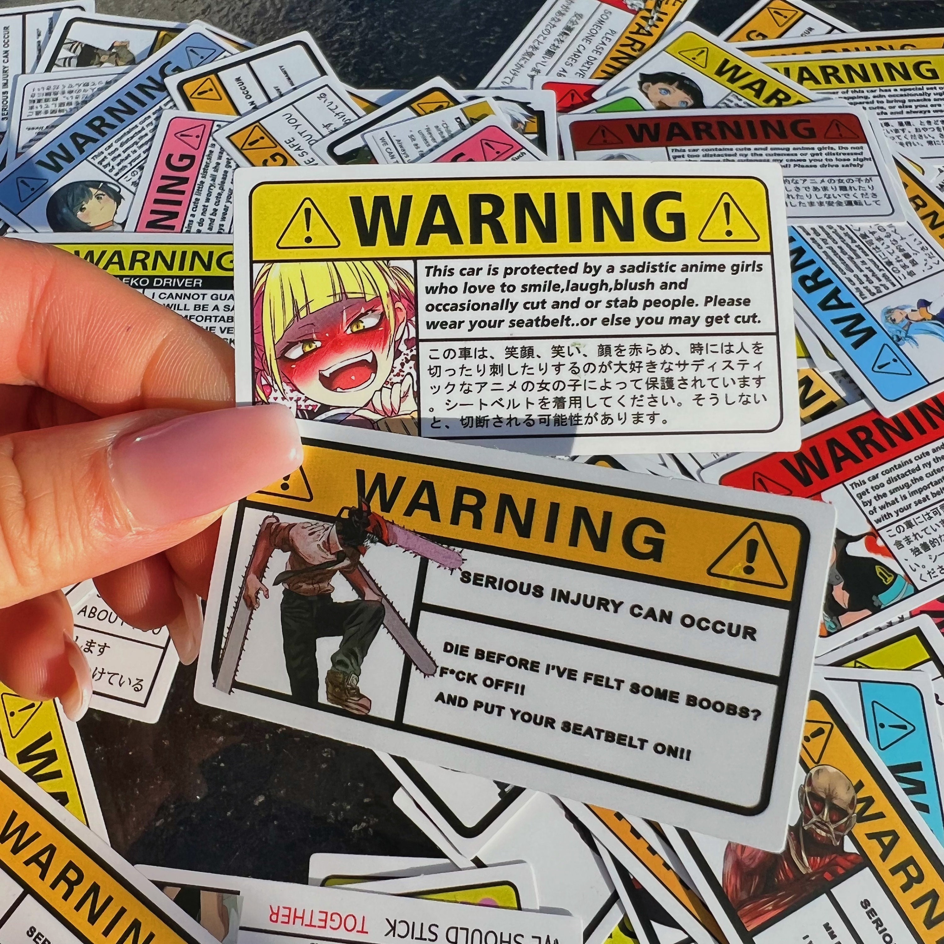 Stickers Paper & Party Supplies Paper 100 assorted anime stickers Anime ...