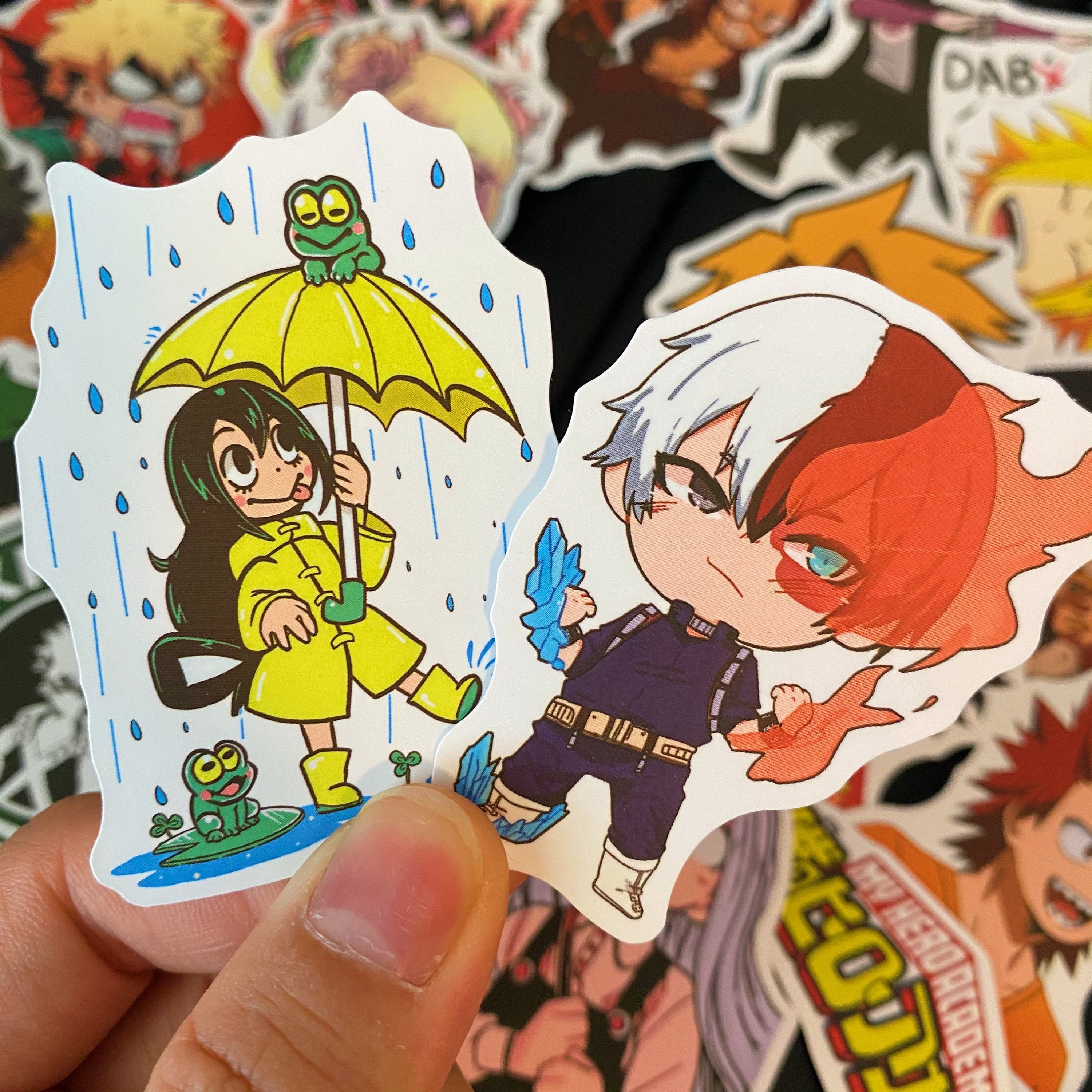 MHA STICKERS 100 assorted my hero academia stickers my hero | Etsy