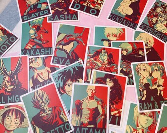 Anime Laptop Stickers | Etsy India