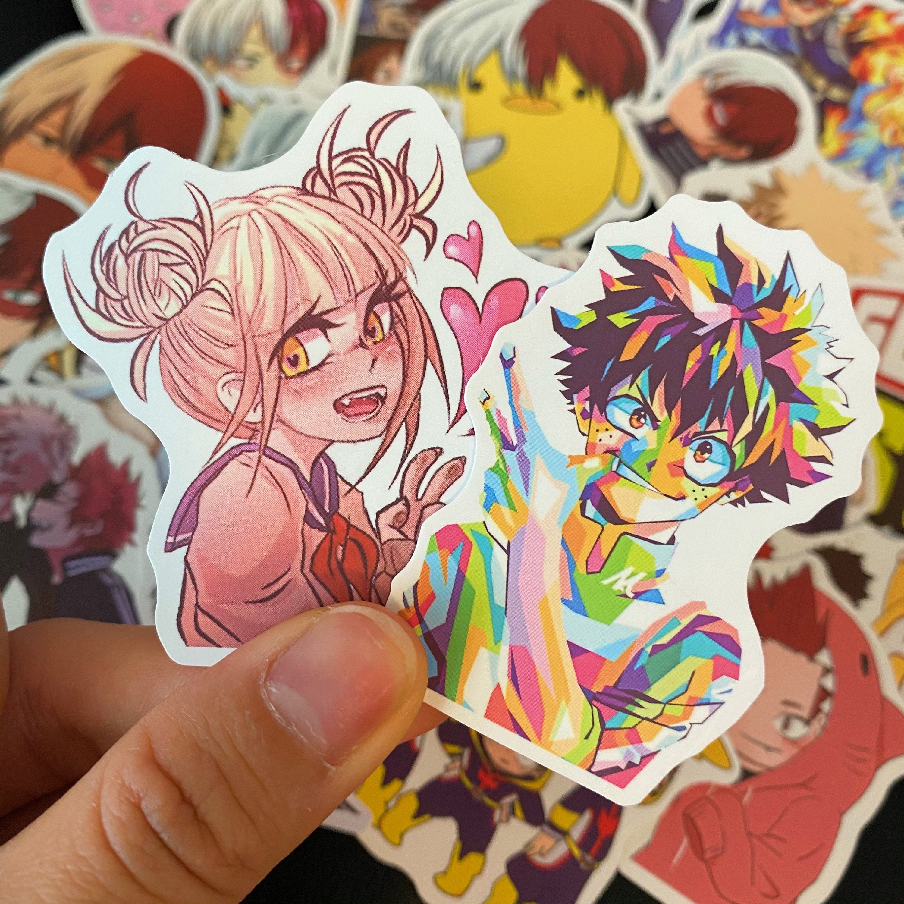 MHA STICKERS 100 assorted my hero academia stickers my hero | Etsy
