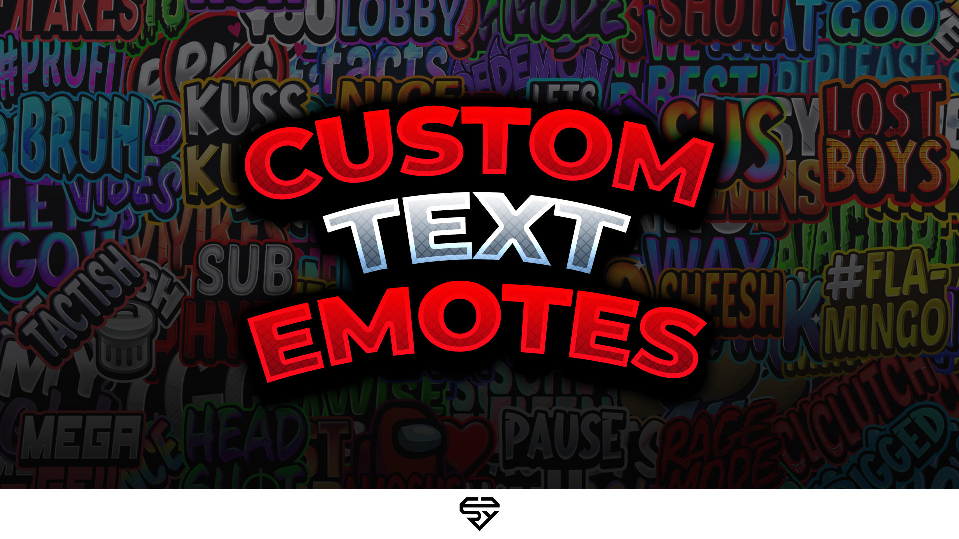 Custom Made Text Emotes | for Streaming, Discord and Co. - Etsy