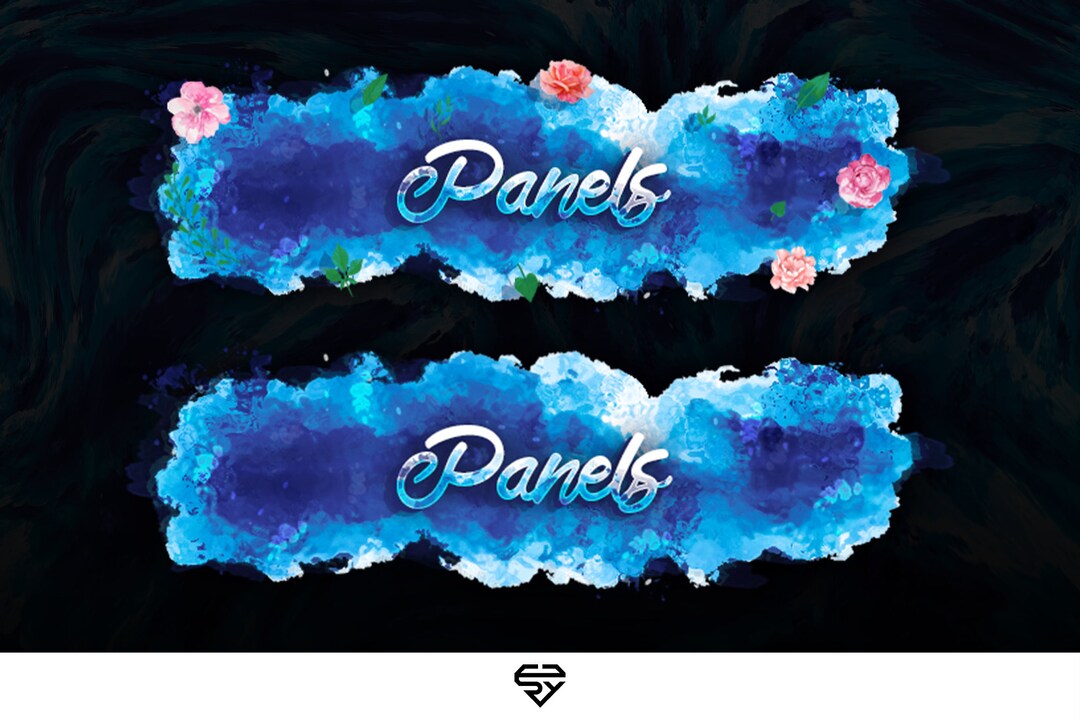 Twitch Panels - Water Theme | P2U | Instant Delivery - Etsy