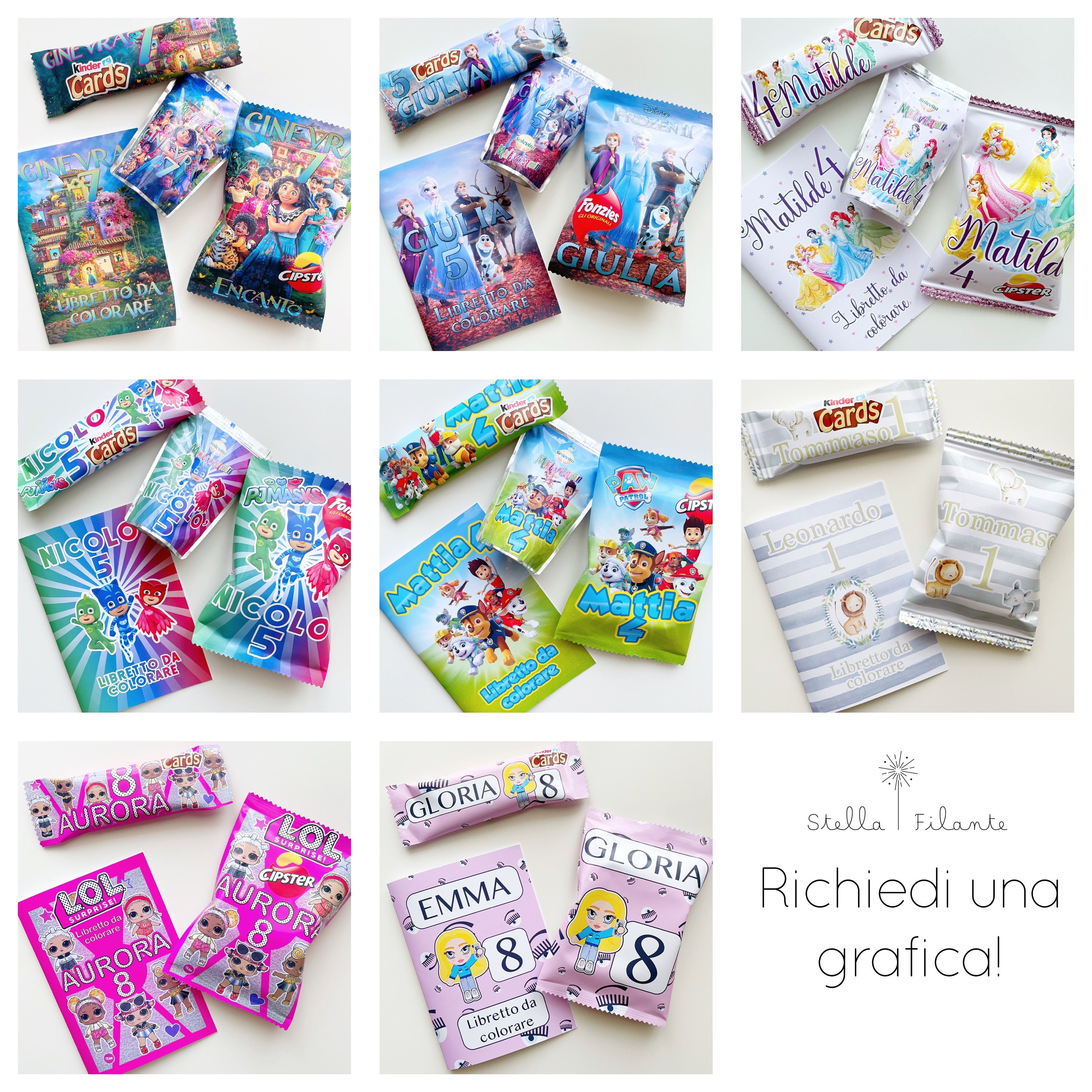 Componi Il Tuo Party Kit Compleanno Personalizzato Festa a - Etsy