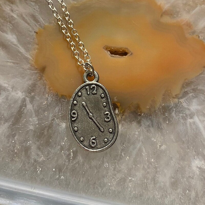Clock Necklace - Etsy