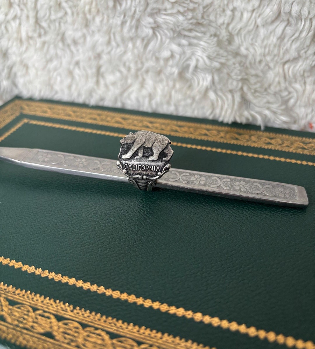 Vintage California Bear Collectors Spoon Ring - Etsy