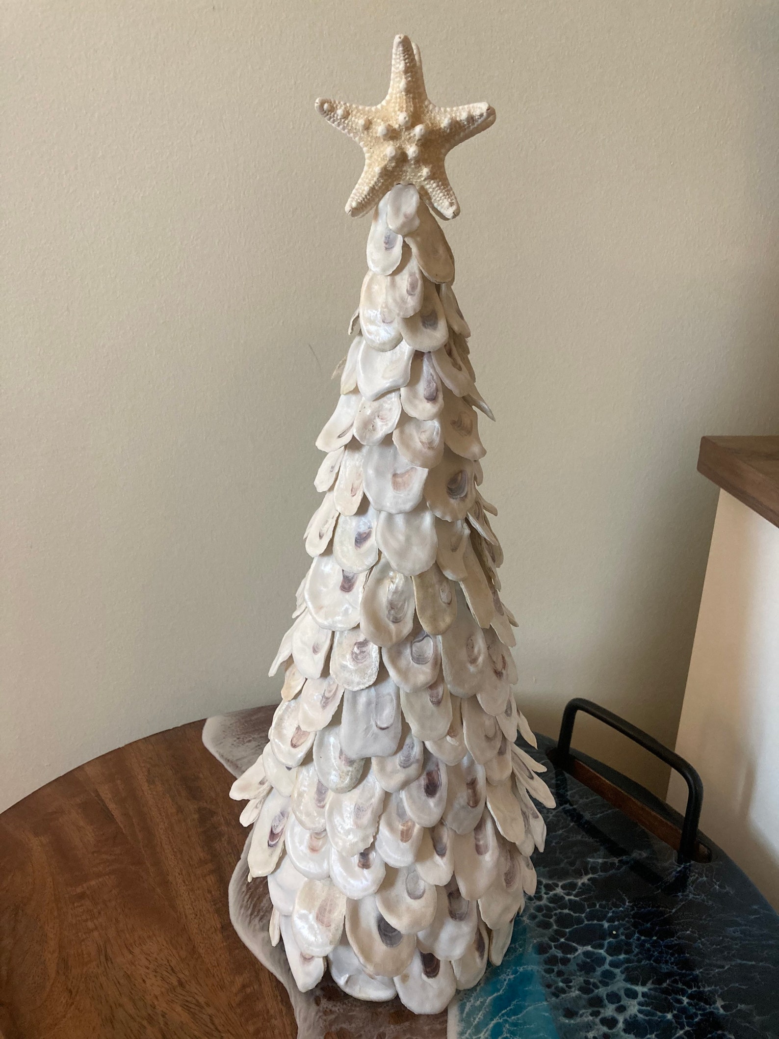 Beautiful Oyster Shell Christmas Tree Coastal Christmas - Etsy
