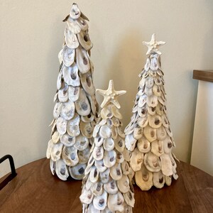 Beautiful Oyster Shell Christmas Tree Coastal Christmas - Etsy