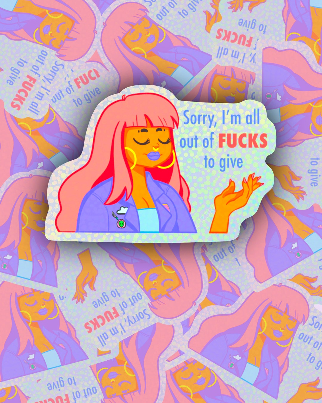 None to Give Sticker Sassy Funny Meme Girl Decal - Etsy