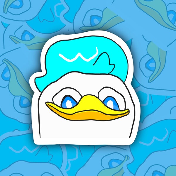 Anime Duck Meme Stickers - Etsy