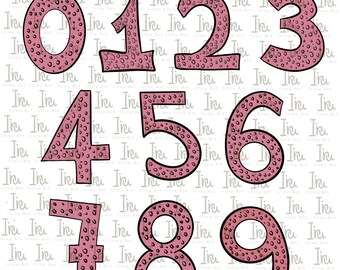 PNG Set of Numbers, 0-9 Cyan Numbers Clipart. - Etsy