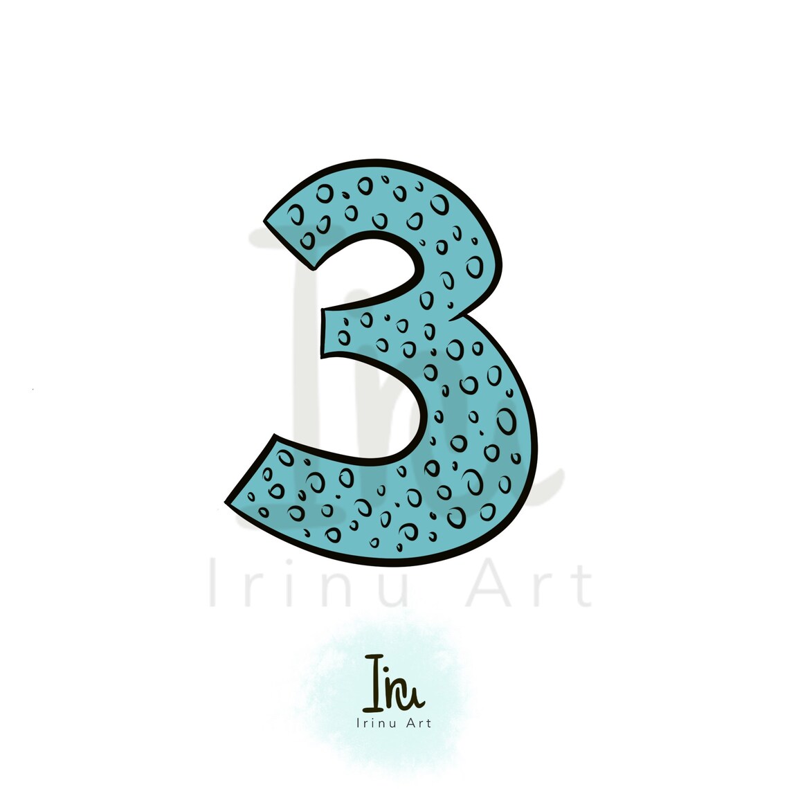 PNG Set of Numbers, 0-9 Cyan Numbers Clipart. - Etsy