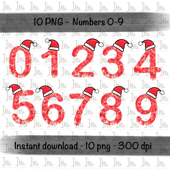 Clipart De Numeros De Navidad 31 Merry Christmas And Happy New Year