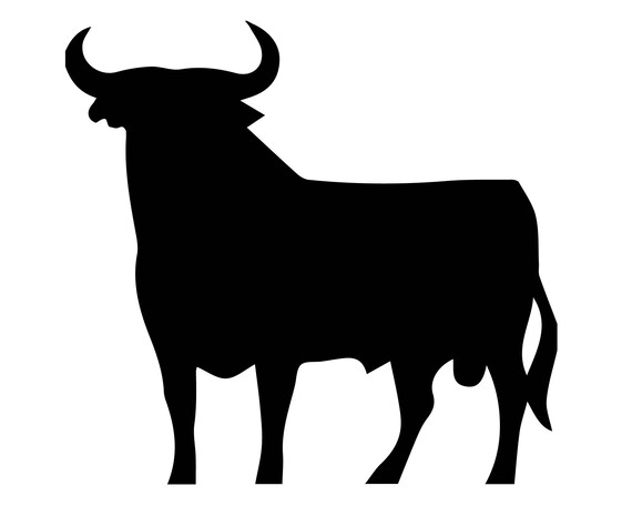 Spain Bull Icon Decal - Etsy
