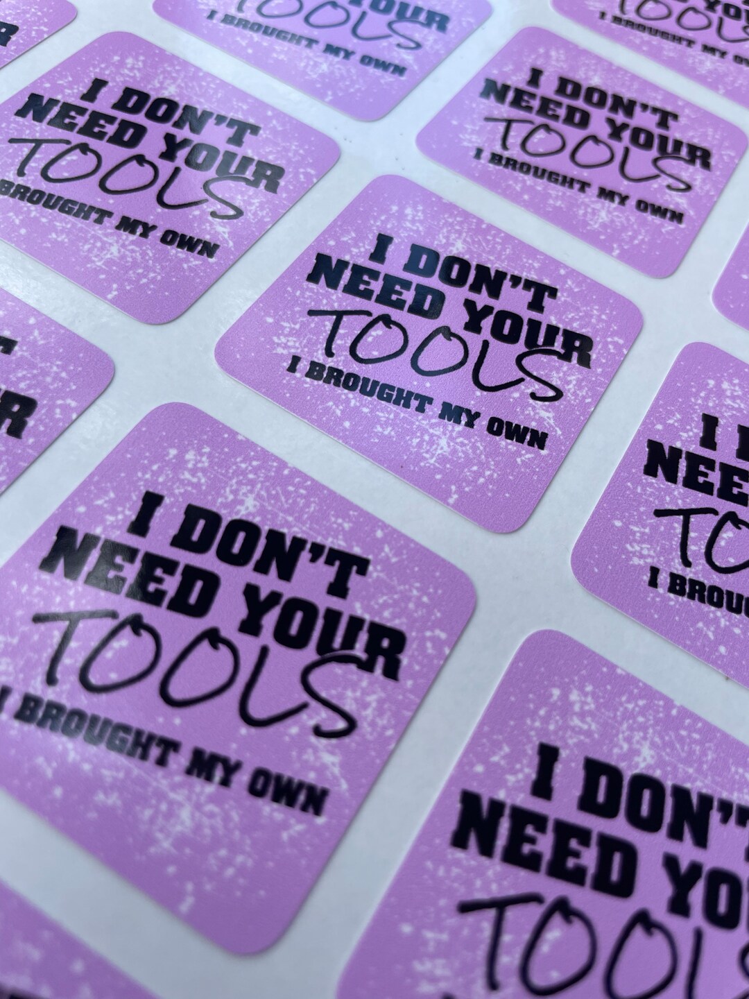 My Tools Sticker - Woman Construction Sticker - Woman DIY Sticker - in ...