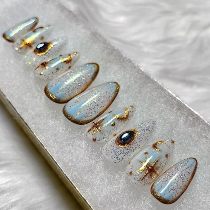 Celestial Nails - Etsy