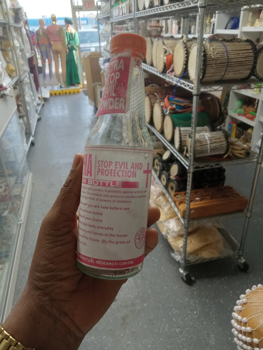 Stop Evil and Protection Talisman Bottle - Etsy