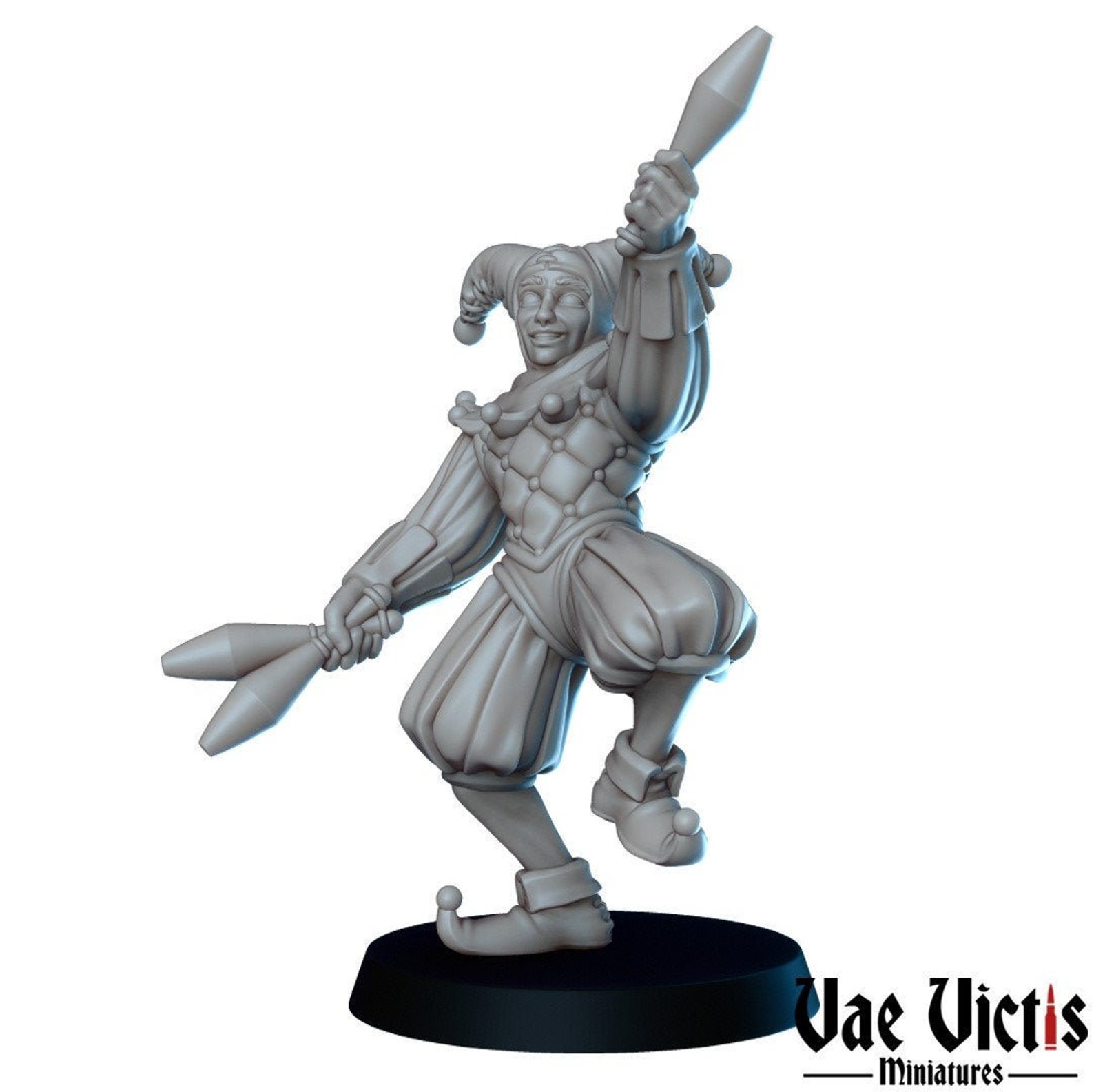 Jester Detailed Primed Miniature for Tabletop Rpgs Sized - Etsy UK