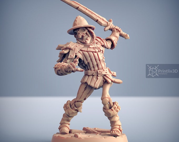 Old-burg Fallen Ones Variants Detailed, Primed Miniature for Tabletop ...