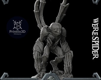 Primeval Vampire 4 Armed Gargoyle Miniature for Tabletop Games Like D&D ...