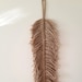 Deepb Jute Boho Feather Boho Leaf Wall Decor Bohemian Wall Hanging ...