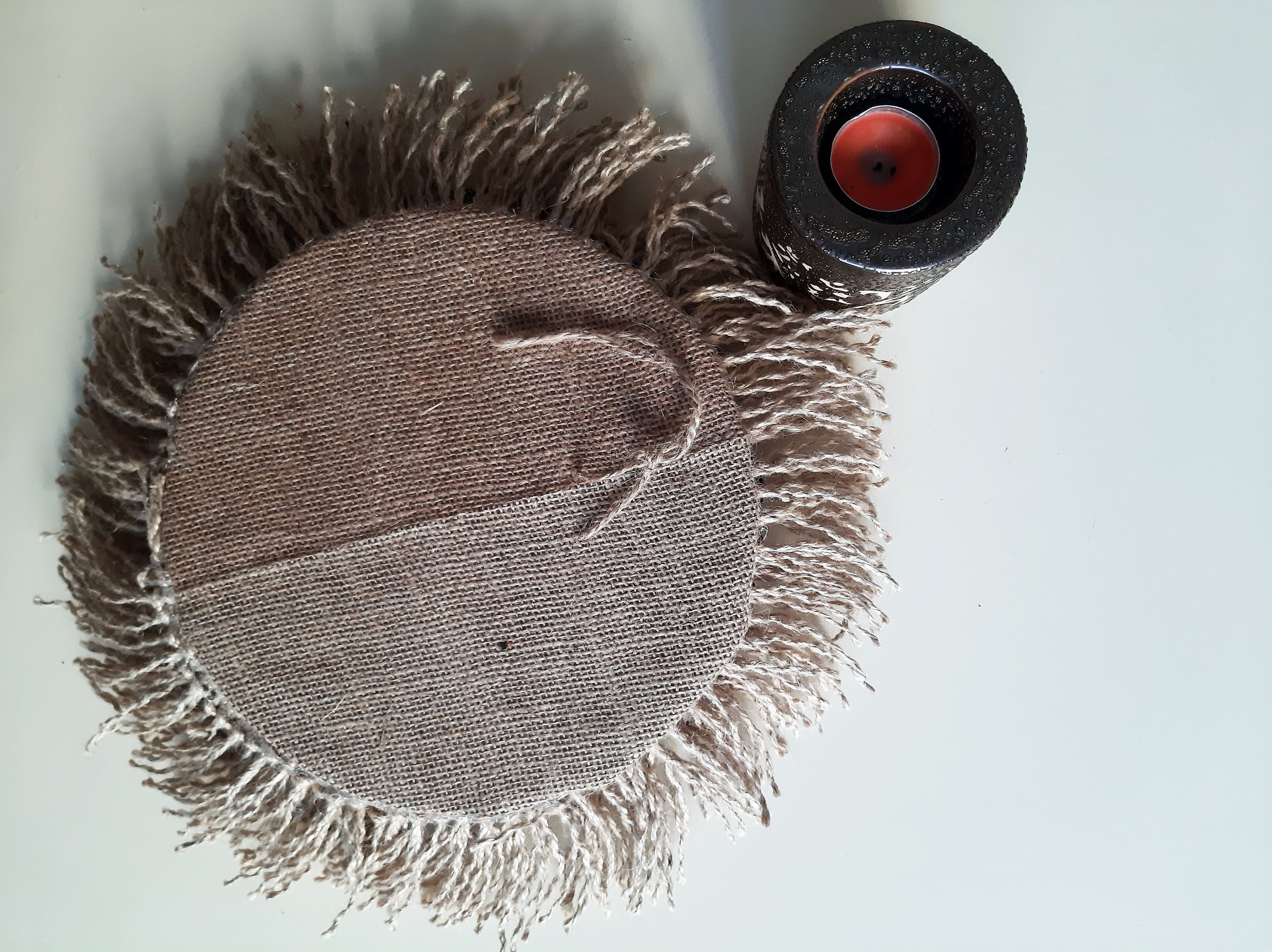 Deepb Jute Wall Ornament & Jute Leaf Jute Feather Natural Tree Branch ...