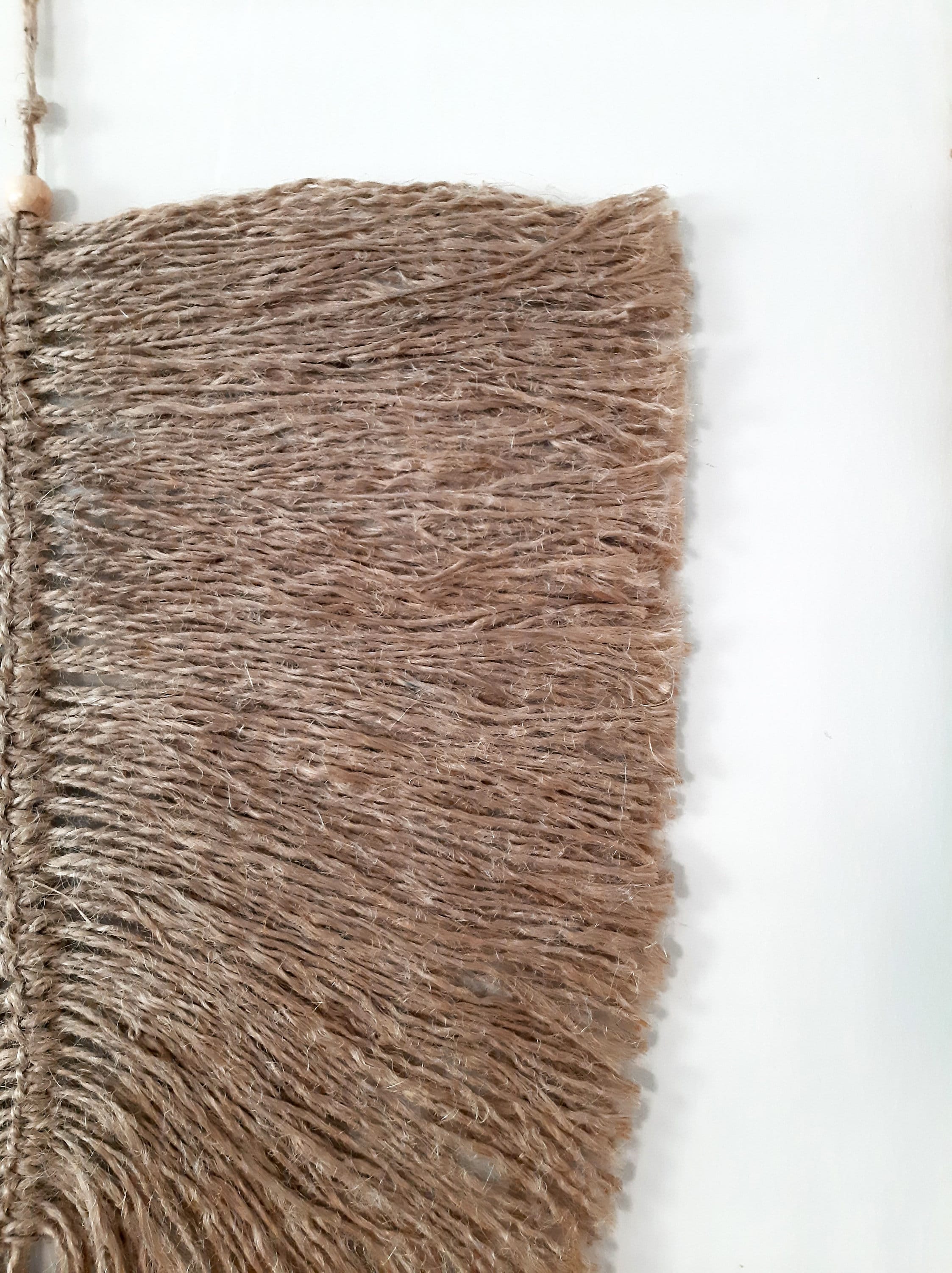 Deepb Jute Wall Decor Handmade Jute Feather Natural Wall Art Jute Wall ...