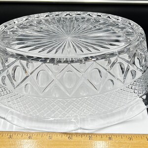 Imperial Cape Cod Clear 12 Inch Oval Crimped Bowl. - Etsy