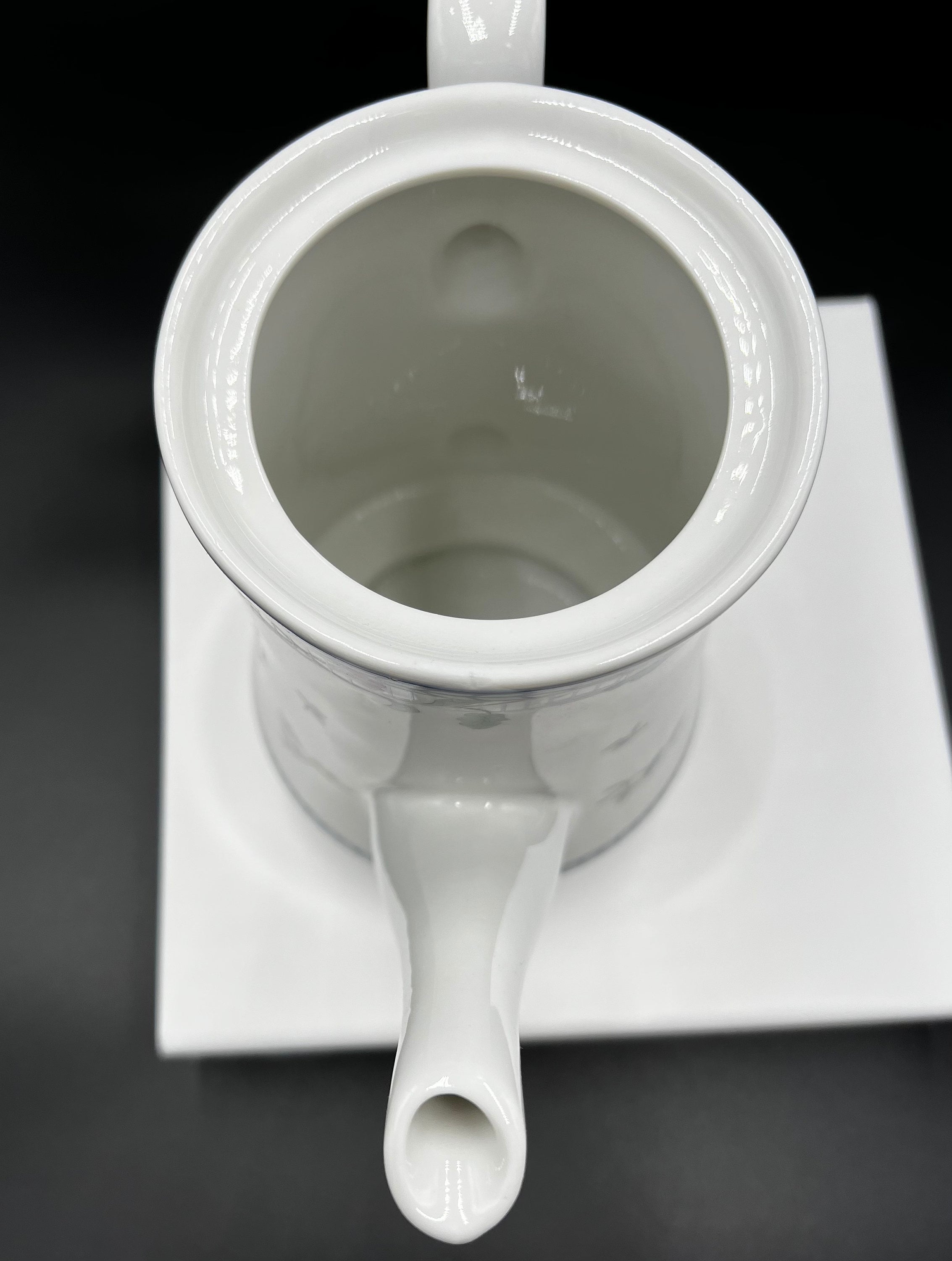 Oneida Blue Lattice Coffee Pot and Lid. - Etsy