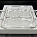 Imperial Glass Frosted Square Divided Handled Relish Dish. - Etsy