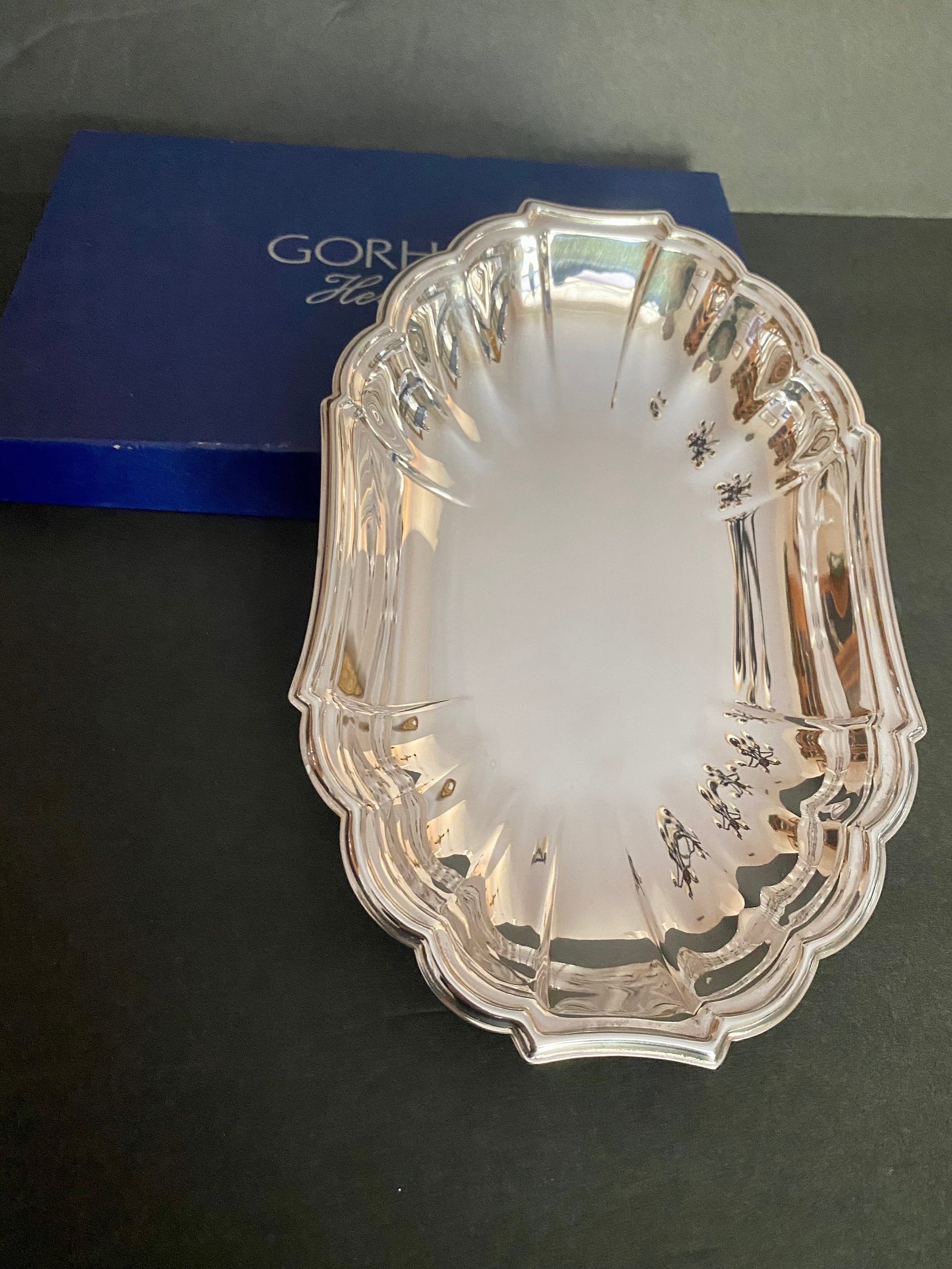 Gorham Heritage Collection Silverplate Candy Dish. - Etsy