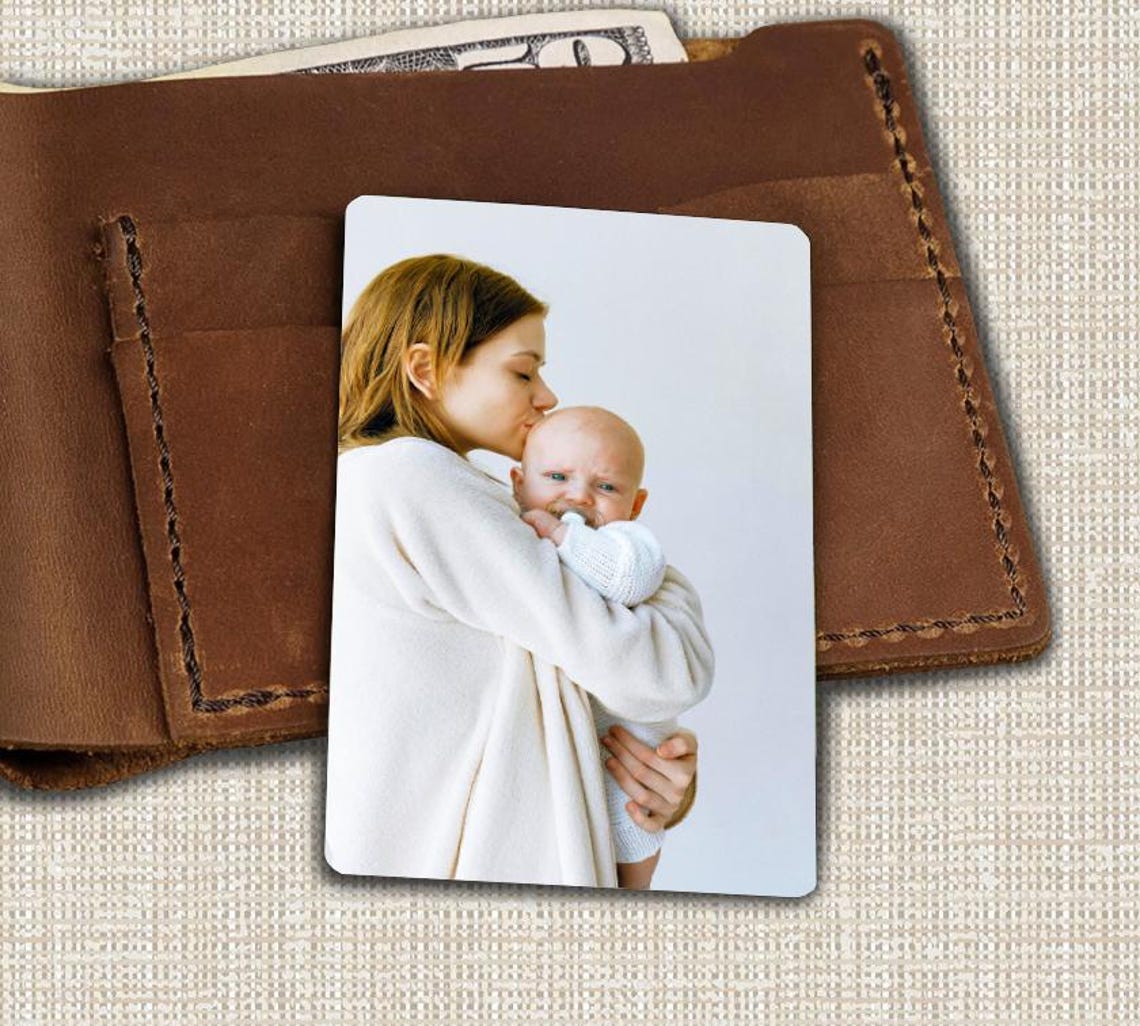 Photo Wallet Card, Custom Double-sided Wallet Insert, Sentimental First ...