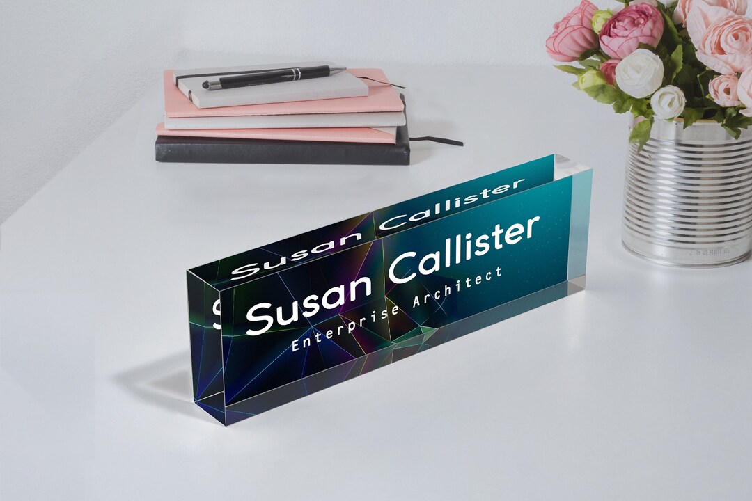 Office Name Plaque for Men, Architect Graduation Gift, Desk Name Plate ...