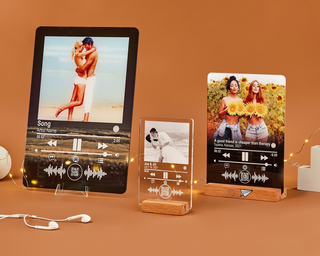 Album Cover Plaque Custom, Favorite Song Music Plaque, Music Playlist ...